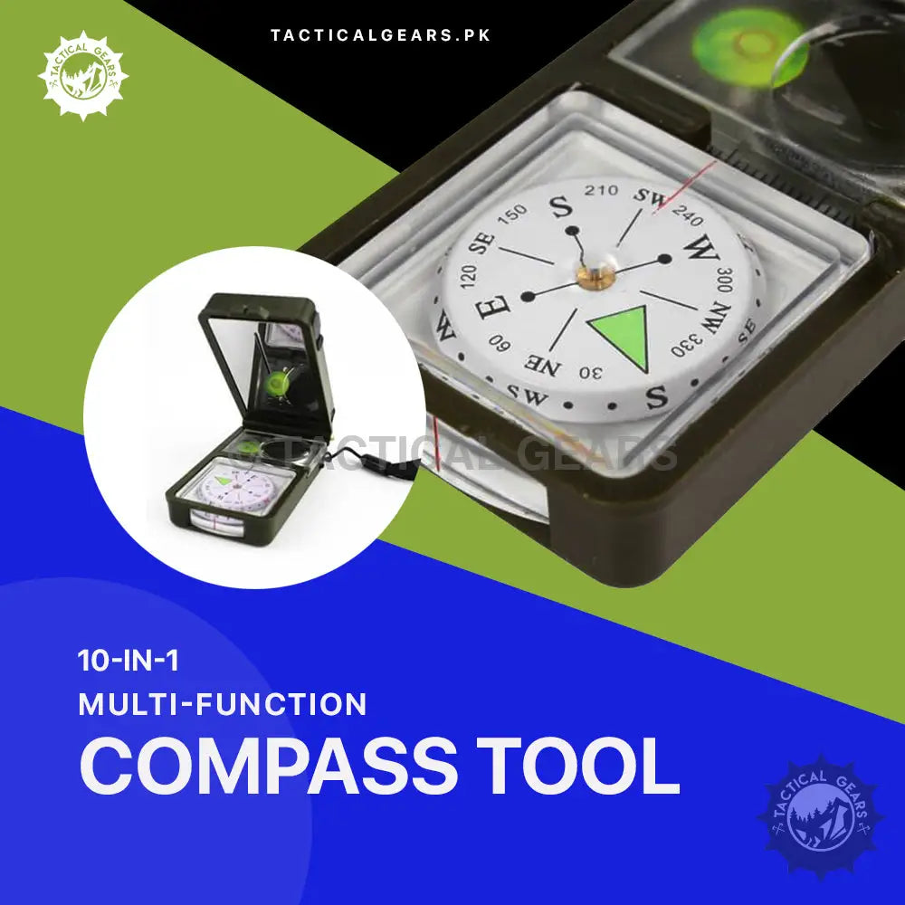 10-in-1 Multi-function Compass Tool with Mirror – TacticalGears.pk