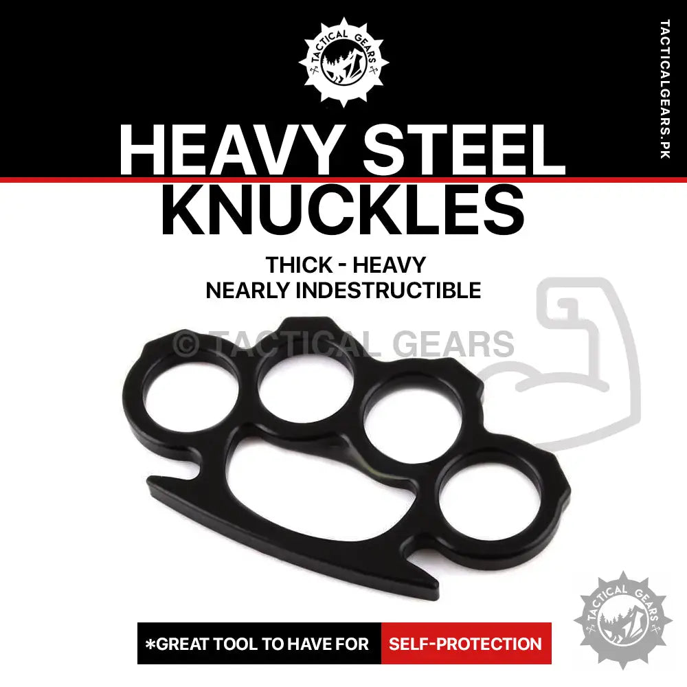 Heavy Steel Knuckles - Tactical Knuckle Duster – TacticalGears.pk