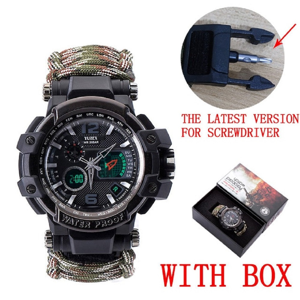 Tactical G3 Outdoor Paracord Watch – TacticalGears.pk
